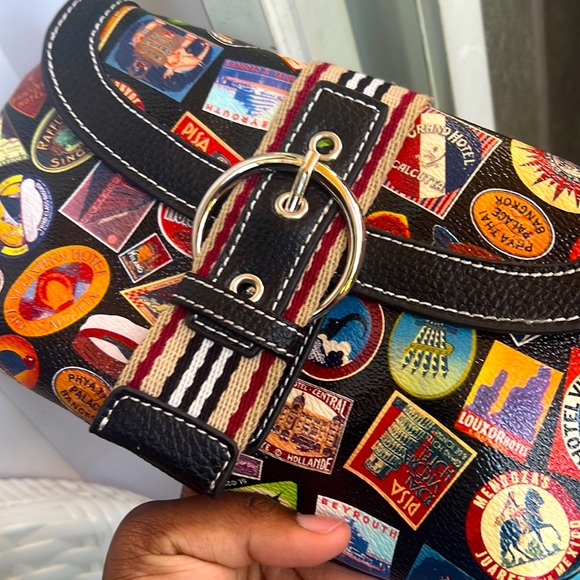 Bags | Multi Country Almost Like A Postage Stamp Purse Vintage | Poshmark